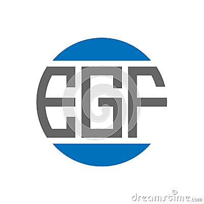 EGF Letter Logo Design On White Background. EGF Creative Initials ...