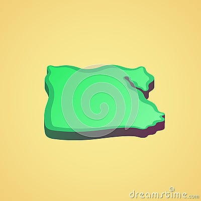 Egypt – Stylized 3D Map Cartoon Vector | CartoonDealer.com #288430157