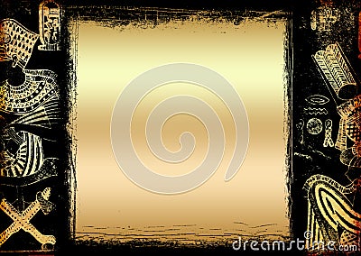Egyptian Gold Background Royalty-Free Stock Photography | CartoonDealer ...
