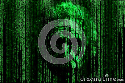 Einstein Matrix Style Background Consisting Of Symbols And Numbers Form ...