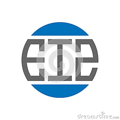 EIZ Letter Logo Design On White Background. EIZ Creative Initials ...