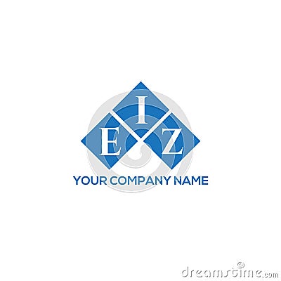 EIZ Letter Logo Design On WHITE Background. EIZ Creative Initials ...