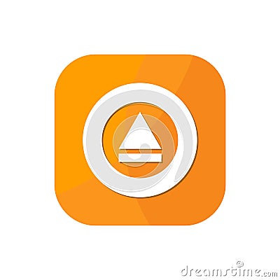 Eject Button Cartoon Vector | CartoonDealer.com #94769691