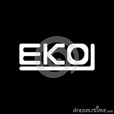 EKO Letter Logo Creative Design With Vector Graphic, EKO ...
