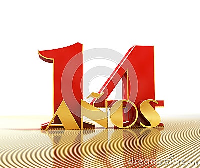 Sistema Del Número Catorce 14 Años De Diseño De La Celebración ...