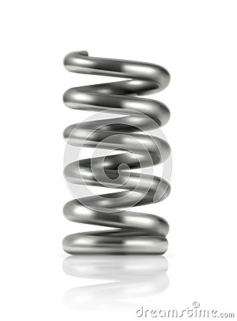 Elastic Metal Spring, Vector Icon | CartoonDealer.com #57000990