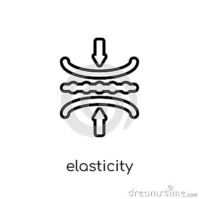 Elasticity Icon From Elasticity Collection. Cartoon Vector ...