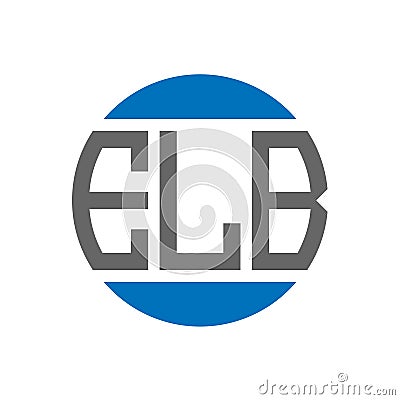 ELB Letter Logo Design On White Background. ELB Creative Initials ...