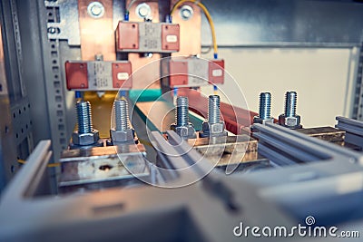 The Electric Busbars Are Connected To The Switches By A Bolted ...