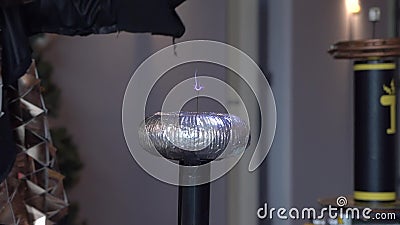 Electric Lightning Experiments Stock Video - Video of glow, coil: 173872393