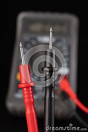 Electric Meter On A Workshop Table. A Device For Measuring Electric ...