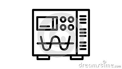 Electric Modulator Device Icon Animation Stock Video - Video of casket ...