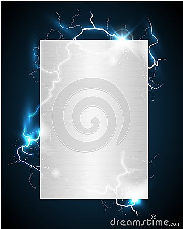 Electric Poster Vector Illustration | CartoonDealer.com #60790382
