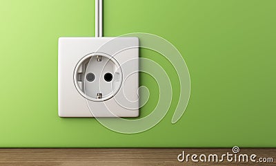 Electric Power Socket Outlet 3D Royalty-Free Stock Image ...