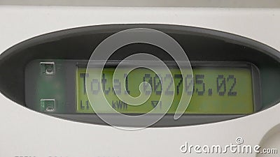 Electric Smart Meter Display Stock Footage - Video of smart, monitor ...