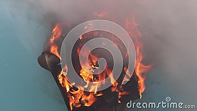 Electrical Fire Due To Short Circuit in Electrical Wiring of ...