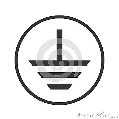 Electrical Grounding Symbol - Vector Stock Photo | CartoonDealer.com ...