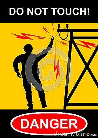 Electrical Hazards. Cartoon Vector | CartoonDealer.com #90814813