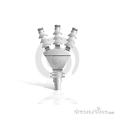 Electrical Insulator. Vector Illustration. | CartoonDealer.com #87609024