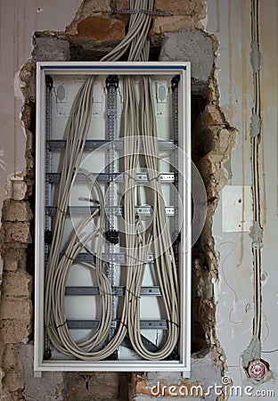 Electrical Panel In Building Stock Photos - Image: 10405383