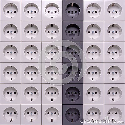 Electrical Socket Outlets Texture Royalty-Free Stock Photo ...