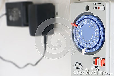 Electrical Timer Switch Control.Timer Switch For Set Electrical System ...