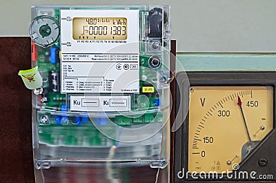 Electricity Metering And Control Devices Editorial Photo ...