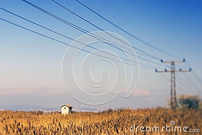 Electricity Pylon Wires Royalty Free Stock Image - Image: 16691416