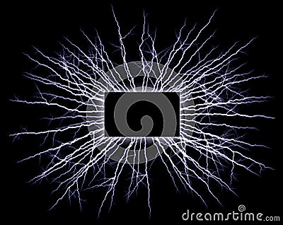 Electrified Commercial Rectangle Sign Stock Image | CartoonDealer.com ...