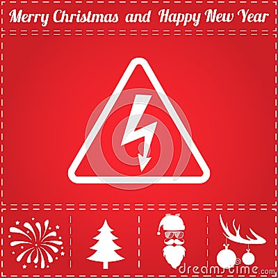 Electrocution Icon Vector | CartoonDealer.com #104129782