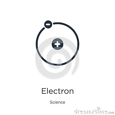 Electron Icon Vector. Trendy Flat Electron Icon From Science Collection ...