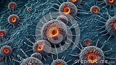 Electron Microscope Image Of Chromatin Decondensation At The End Of ...