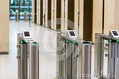 Electronic Entrance Gate Card Royalty-Free Stock Photo | CartoonDealer ...