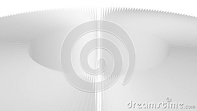 Elegant White Slices Paper Stack Slowly Rotating Around Background Loop ...