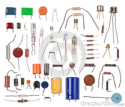 Elektronische Componenten Stock Foto - Afbeelding: 52235880