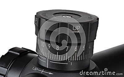 Elevation Turret On A Riflescope Stock Photo | CartoonDealer.com #194768382