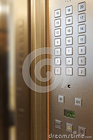 Elevator Buttons Royalty Free Stock Images - Image: 34216809