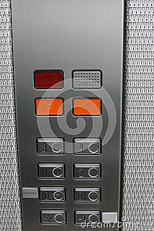 Elevator Floor Numbers Stock Photography | CartoonDealer.com #10710968