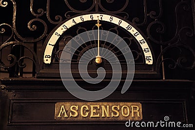 Elevator Sign Stock Photography - Image: 36813322