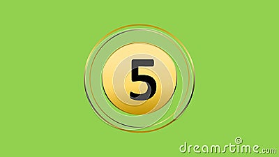 Eleven (11) Second Countdown Animation Stock Footage - Video of modern ...