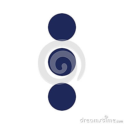 Ellipsis Menu Black Glyph Ui Icon Cartoon Vector | CartoonDealer.com ...