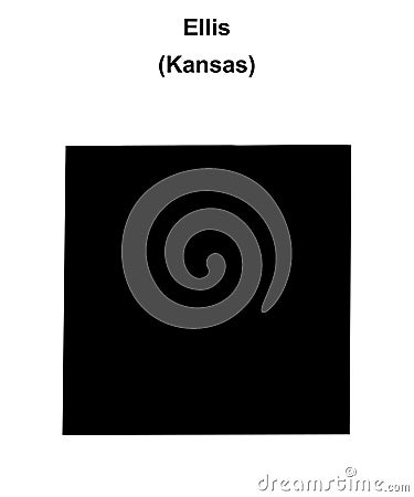 Ellis Outline Map Stock Image | CartoonDealer.com #361547953