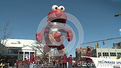 Elmo Balloon at Parade (3 of 3) Stock Footage - Video of event ...