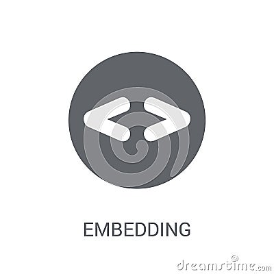 Embedding Icon. Trendy Embedding Logo Concept On White Background From ...