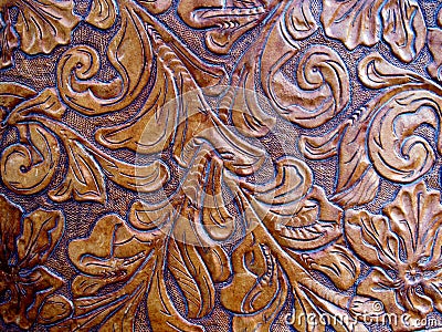 Embossed Engraved Leather Royalty Free Stock Photos - Image: 20538958