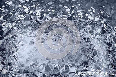 Embossed Glass Background. Corrugated Glass Monochrome. Refraction Of ...