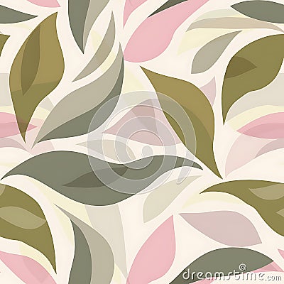 Muted Colors Organic MCM Repeating Pattern Tile Background Stock ...