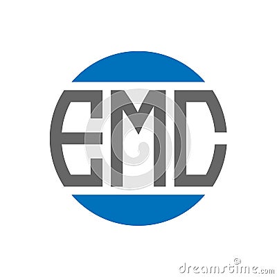 EMC Letter Logo Design On White Background. EMC Creative Initials ...
