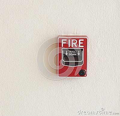 Emergency Button Fire Break Glass Royalty-Free Stock Photography ...