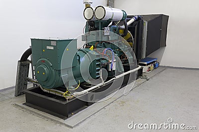 Emergency Diesel Generator Stock Photography - Image: 21152052